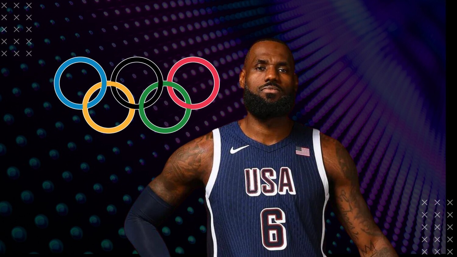 LeBron James Named Team USA Flag Bearer for Paris Olympics | HeadlineToGo